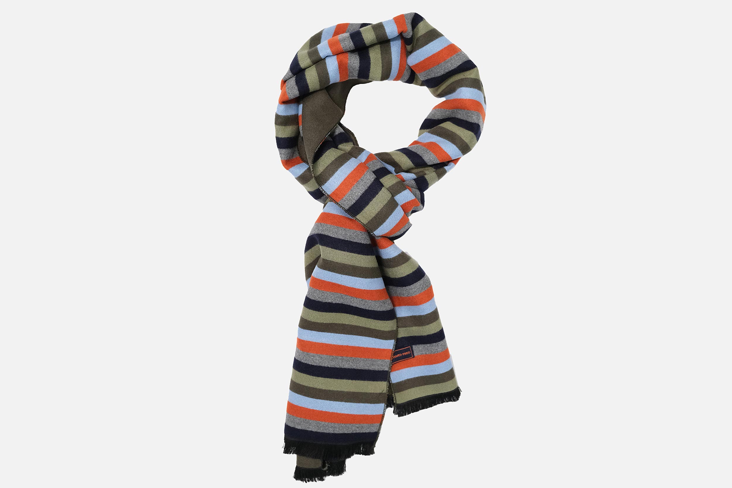 A Fish Named Fred - SCARF STRIPE MULTICOLOR GREEN Scarves and shawls on ...