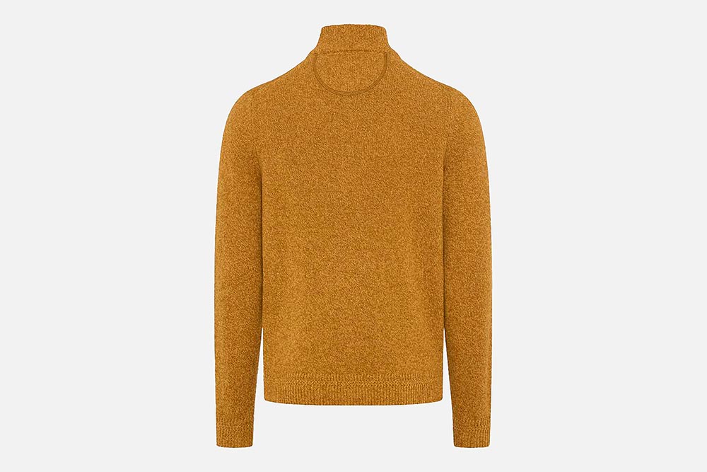 Brax - STEFFEN HALF ZIP OCRA MIX Pullovers on labotte