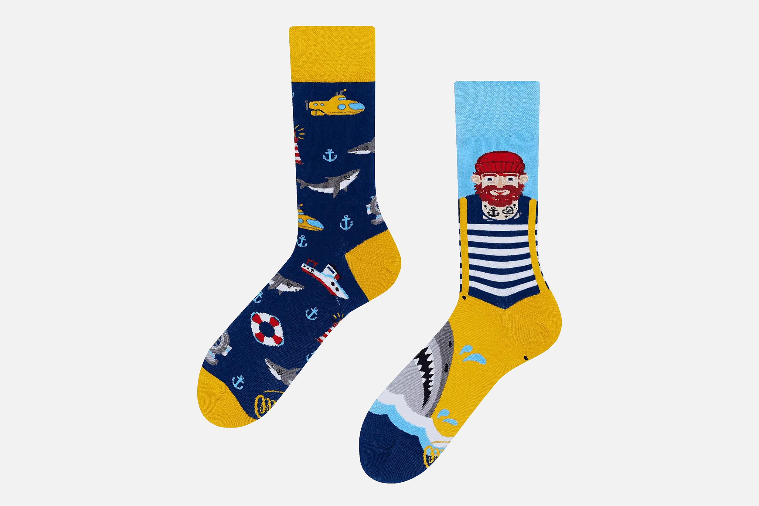 Many Mornings - SOCKS FISHER TALE Socks on labotte